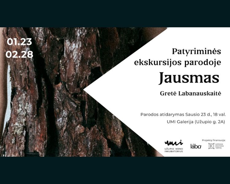 Experiential Guided Tours in Darkness at the Exhibition “Jausmas” by ...