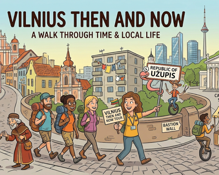 Vilnius hier et aujourd'hui – Visite gratuite de la…